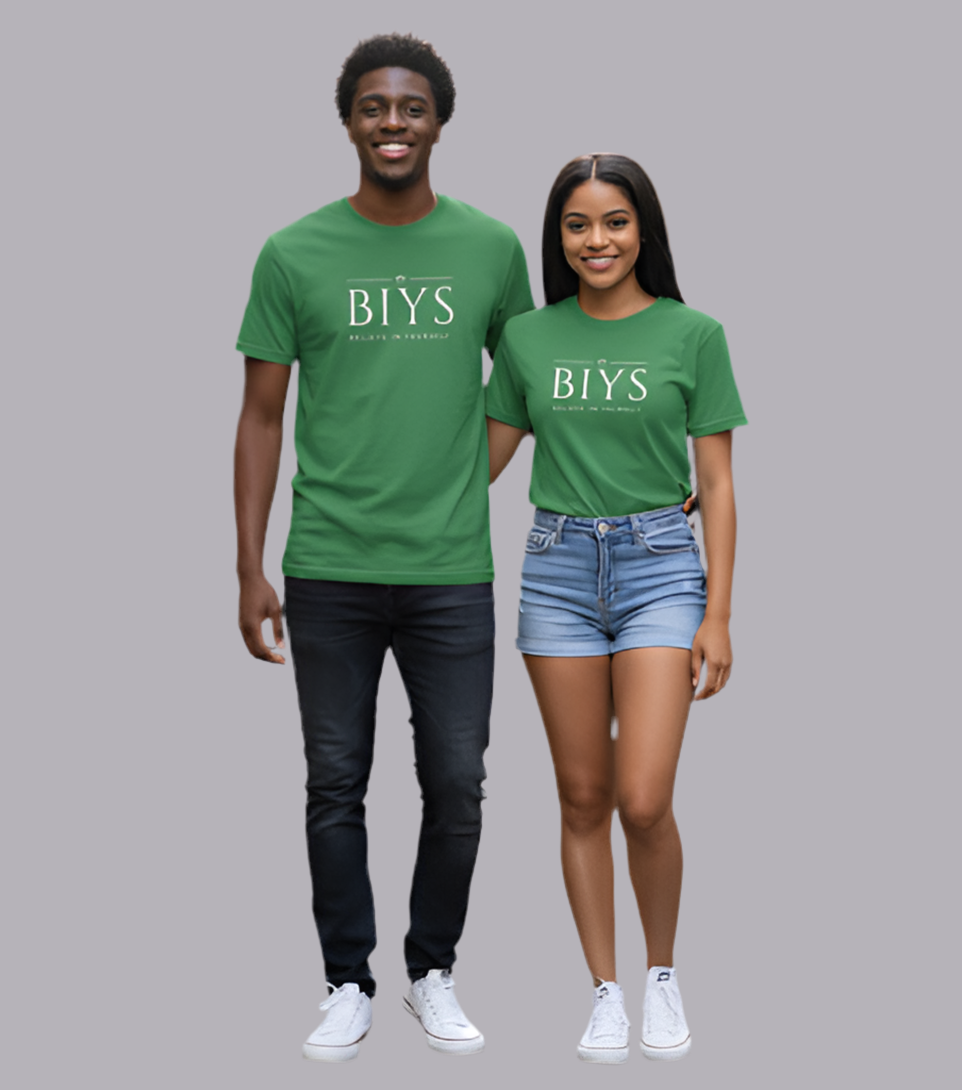 Green BIYS Original logo – BIYS BELIEVE IN YOURSELF