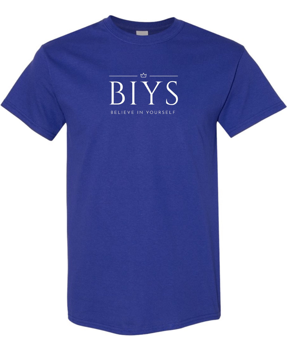 Royal blue BIYS Original logo – BIYS BELIEVE IN YOURSELF
